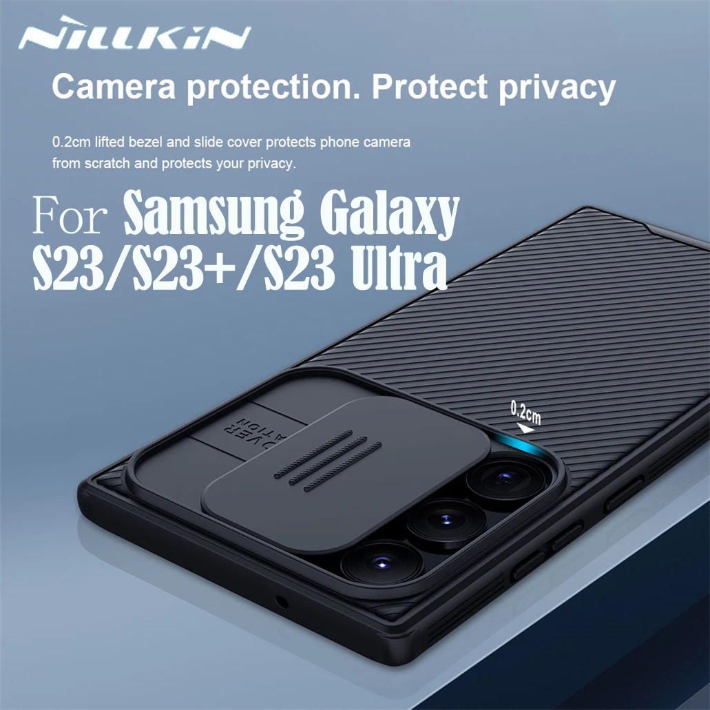 NILLKIN For Samsung Galaxy S23 Ultra Case CamShield Pro Slide Camera ...