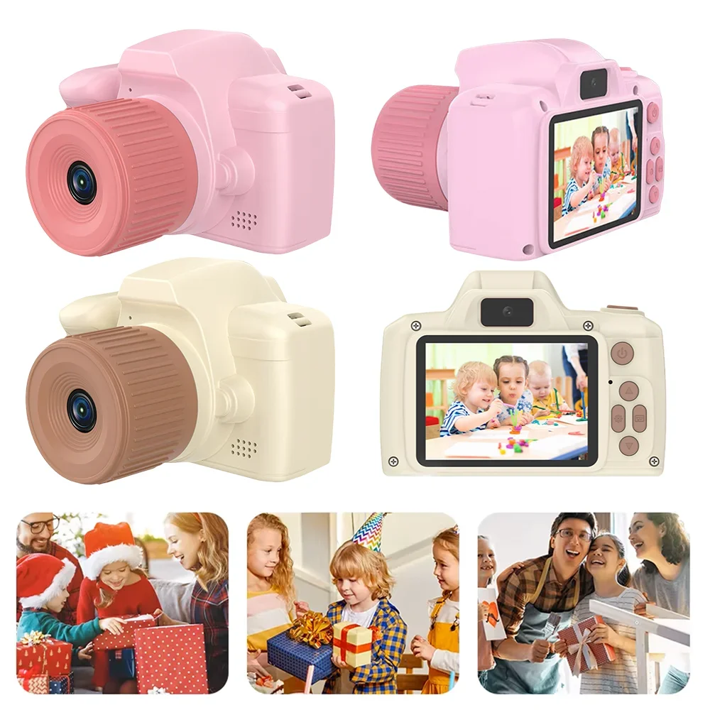 Kids-Mini-Camera-Long-Lens-Cartoon-Toys-1080P-2-4-Inch-Screen-Photo ...