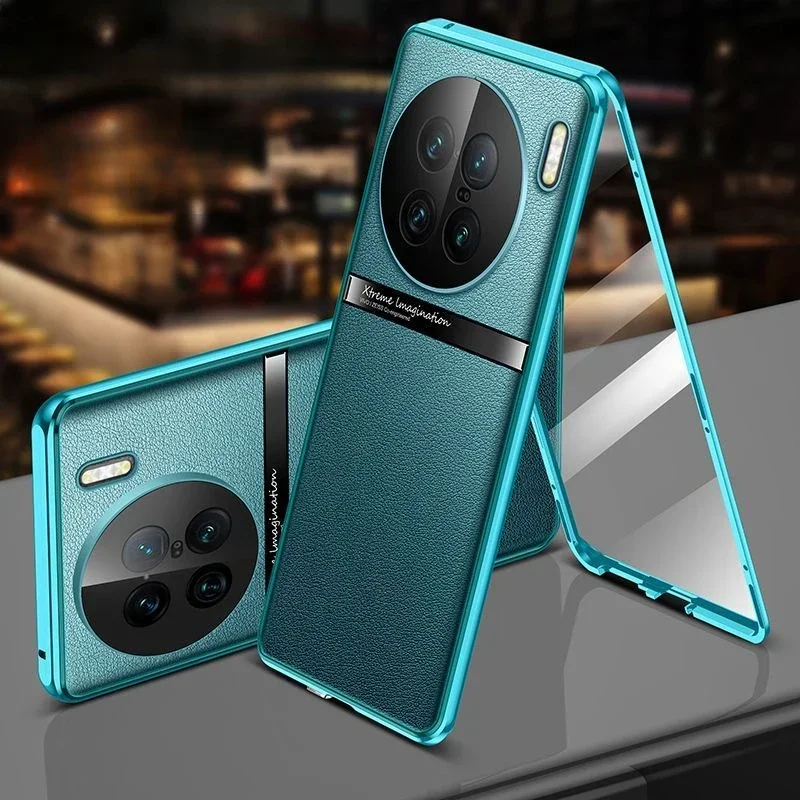 Magnetic-Glass-Case-For-Vivo-X90-Pro-Plus-Cases-360-Full-Protection ...