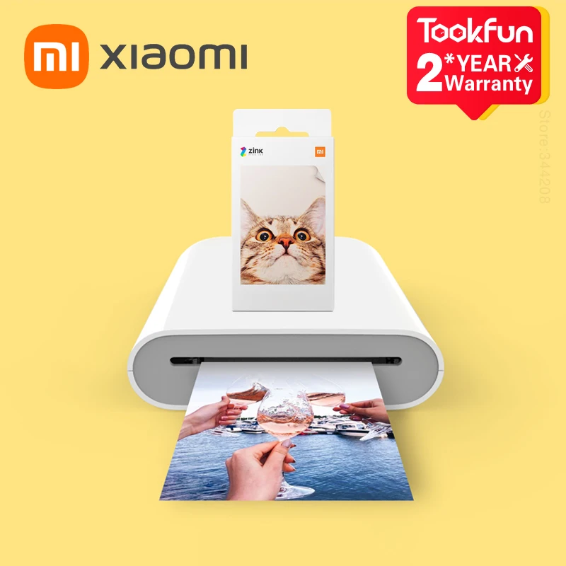Global-Version-Original-Xiaomi-Mini-Photo-Printer-ZINK-Inkless ...
