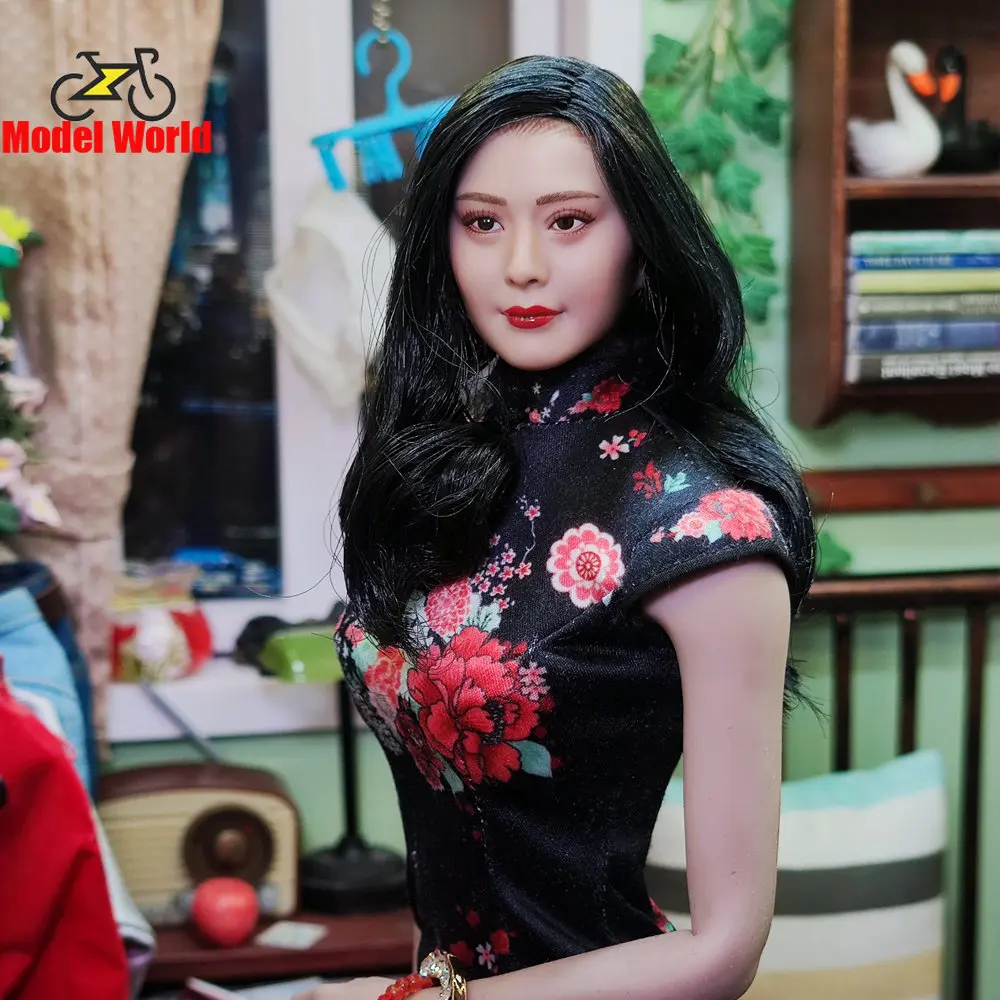 HOWETOYS HOW004 1/6 Scale female dolls head Fan Bing Bing fit 12'' action figure body model ...