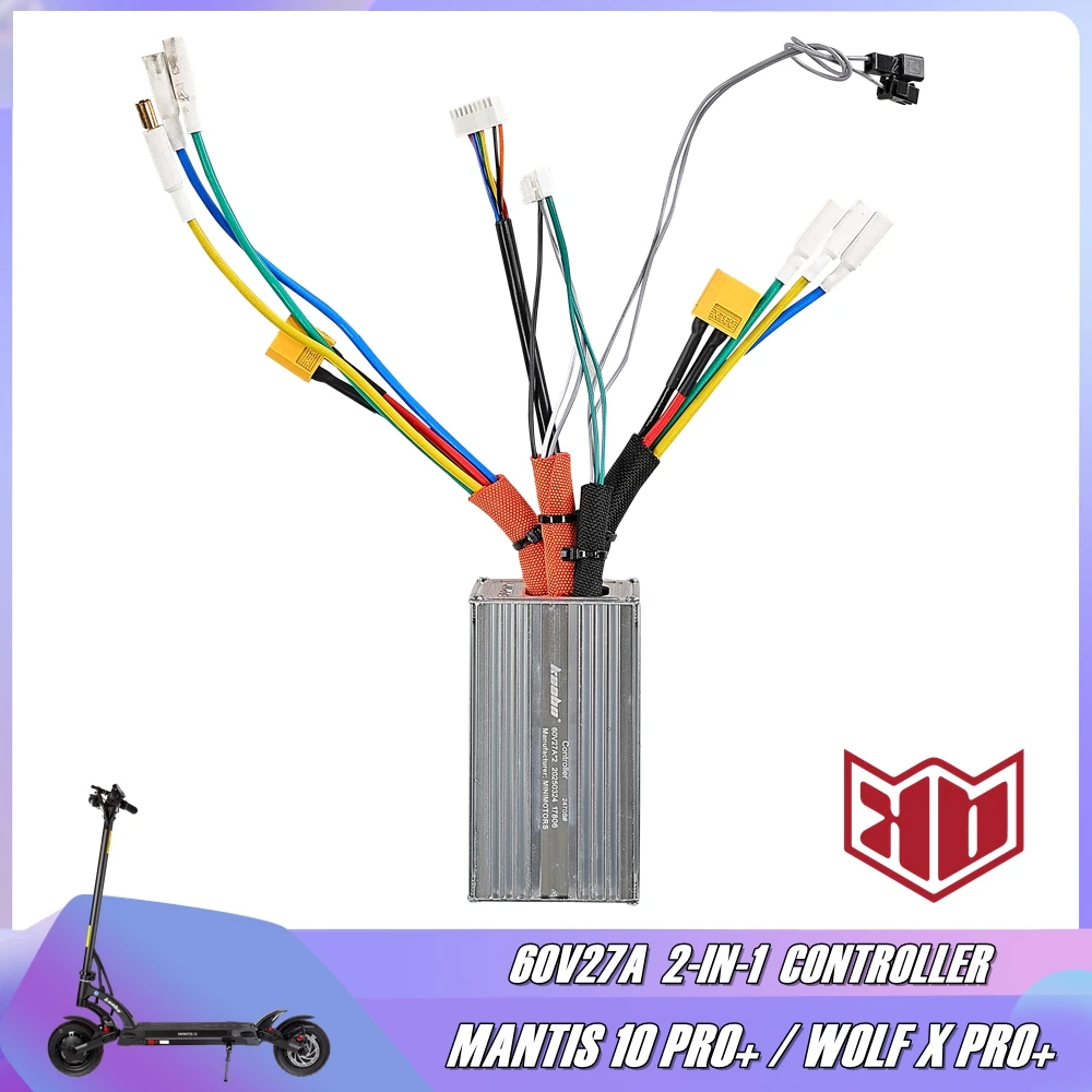 MINIMOTORS Version 60V27A*2 2-In-1 Controller for 60V KAABO MANTIS 10 ...