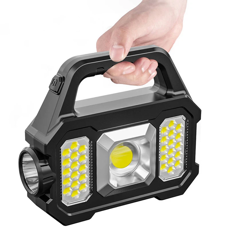 USB-Rechargeable-Flashlight-Waterproof-6-Gear-COB-LED-Torch-Light ...