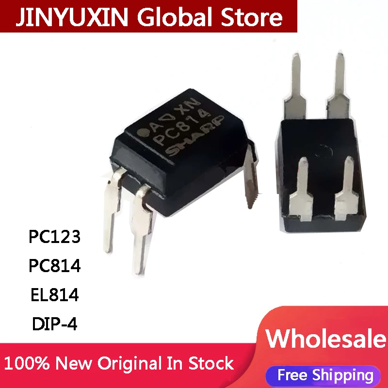 10個新PC123 PC814 PC815 PC816 PC817 EL814 dip-4 icチップの在庫卸売 - AliExpress 502