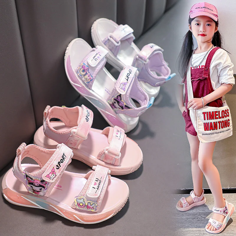 Summer-Fashion-Cute-Cartoon-Round-Toe-Thick-Soled-Sports-Sandals-Color ...