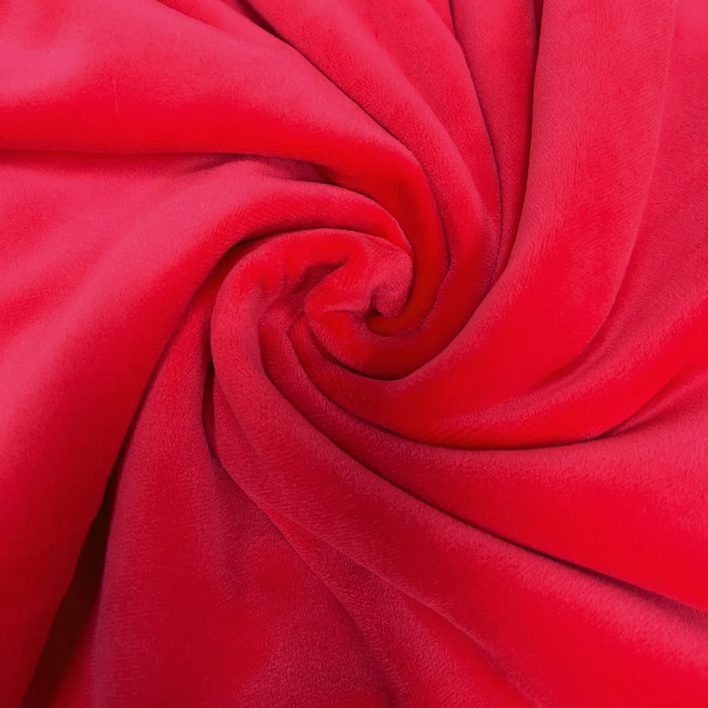 Mochi-Minky-Red-Color-160X50CM-1mm-Pile-Super-Stretch-5-Spandex-Mochi ...