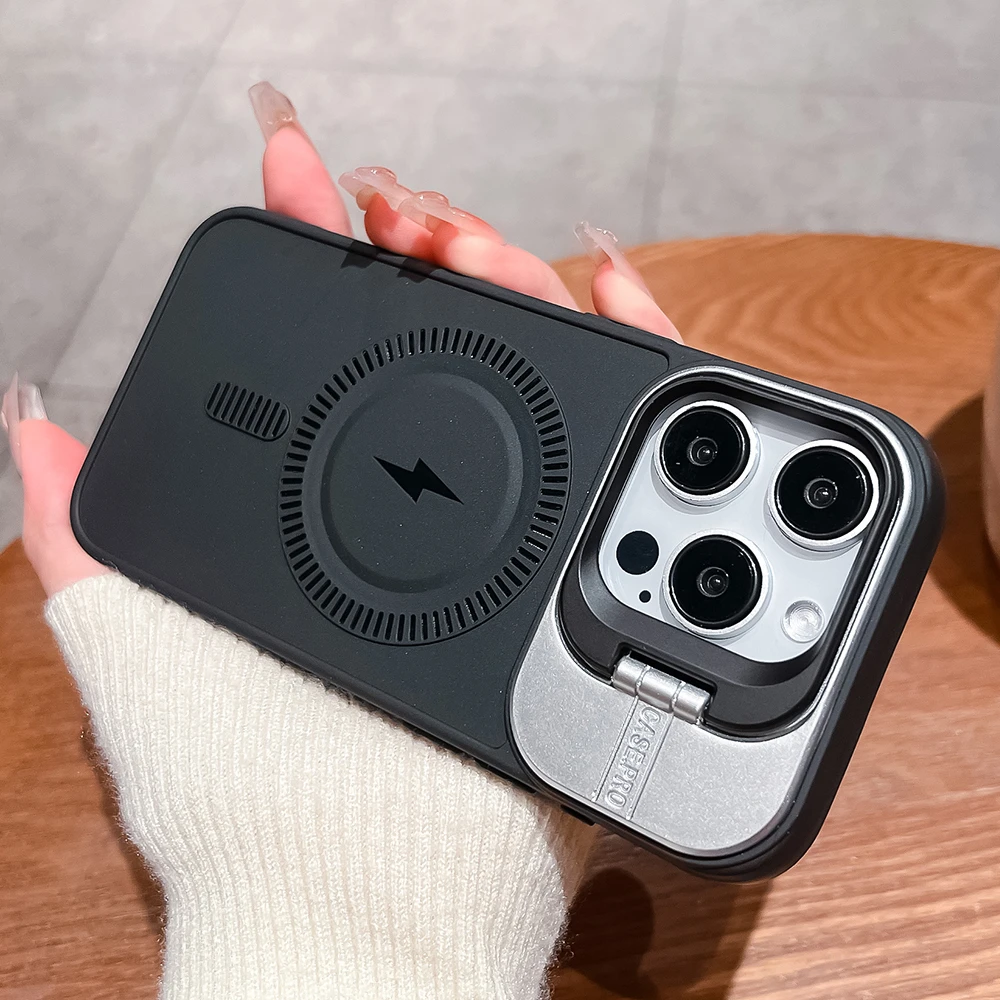 Folding-Lens-Stand-Holder-For-Magsafe-Magnetic-Case-For-iPhone-15-Pro ...