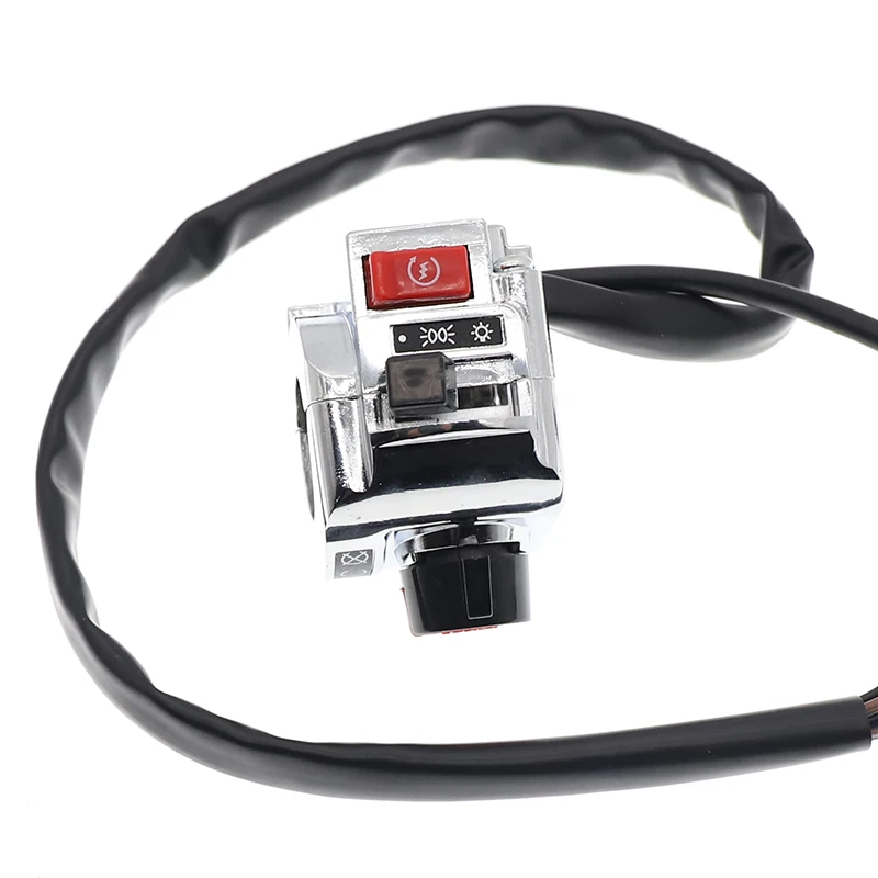 22mm-Motorcycle-Handle-Bar-Switches-Emergency-Flashers-Fog-Light-Horn ...