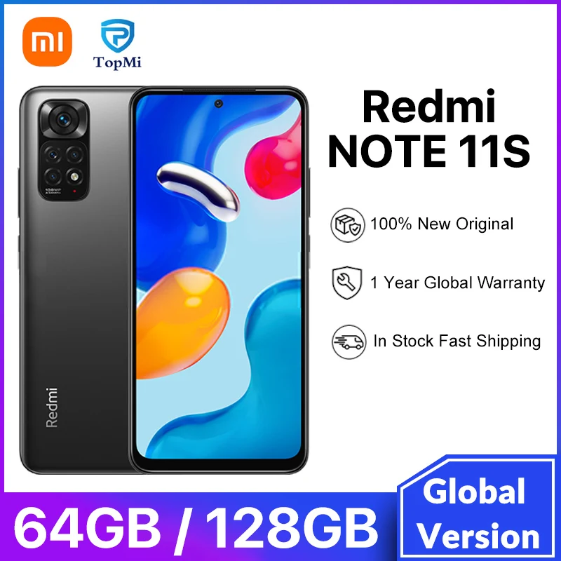 Global-Version-Xiaomi-Redmi-Note-11S-Helio-G96-Octa-Core-33W-Pro-Fast ...