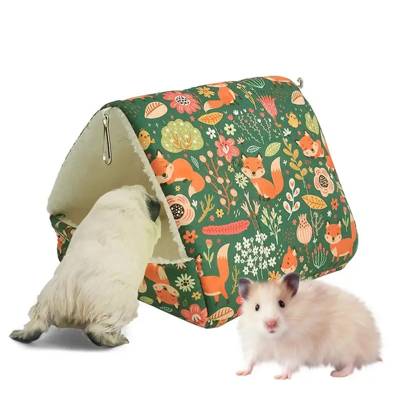 Cute Small Animal Cage Sleeping Bed Hamster House Mini Pet Rabbit ...