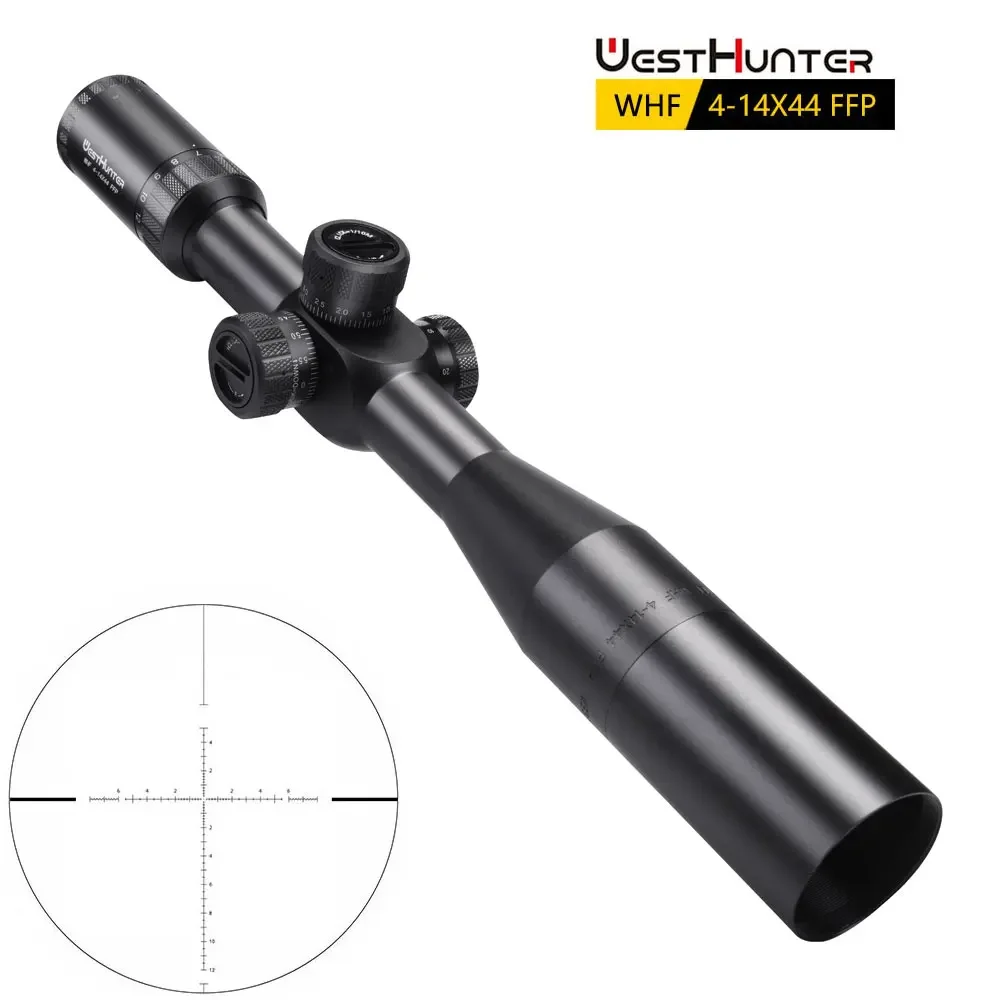 WESTHUNTER-mira-telesc-pica-WHF-4-14X44-FFP-para-caza-primer-plano ...