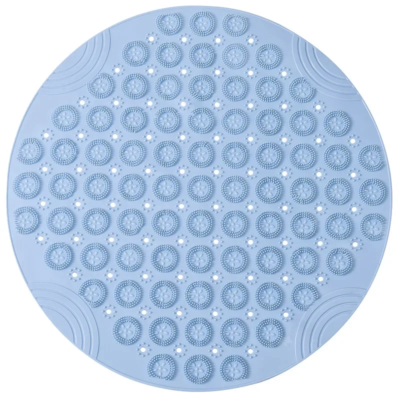 Water-Drainage-Quick-drying-Suction-Cup-Pad-Bathroom-Foot-Massage-Mat ...