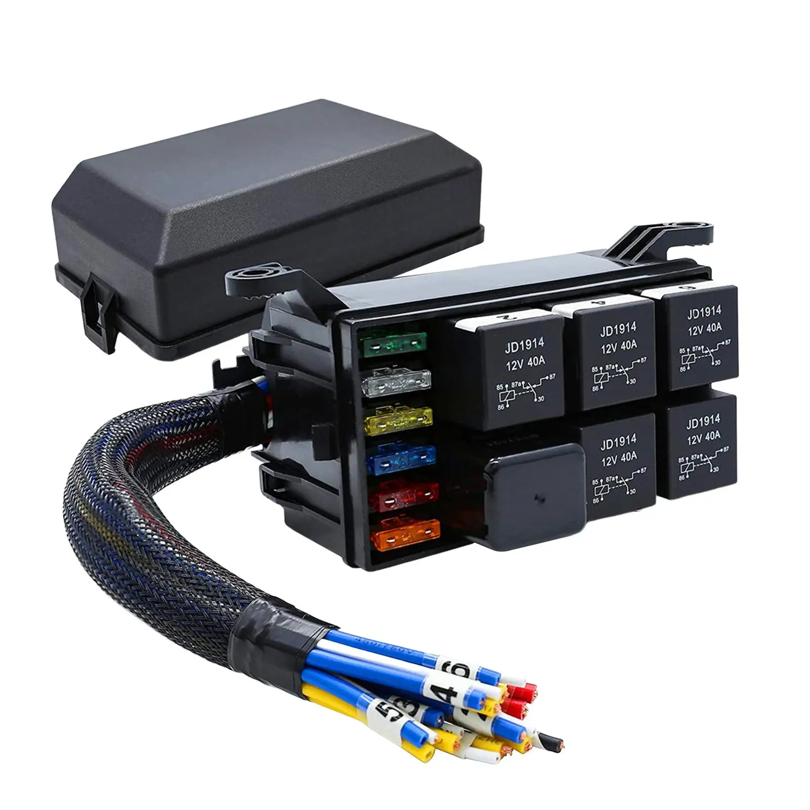 Fuse-Relay-Box-Waterproof-Premium-Fuse-Block-and-Relay-Box-Prewired ...