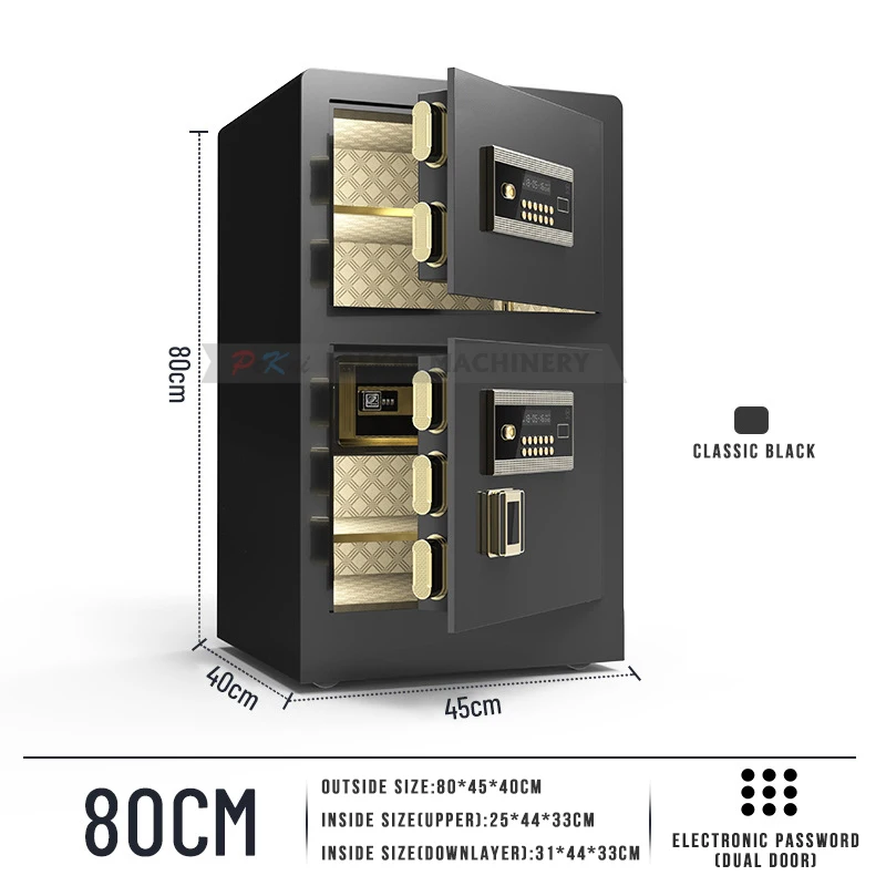 Dual-Door-Safe-Box-Fingerprint-Password-Lock-Safe-with-Intelligent ...