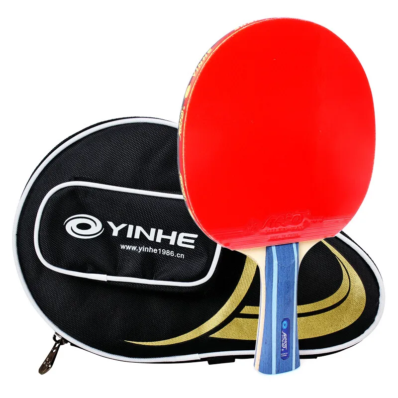 YINHE 7-star Racket Galaxy Training pure wood pips-in rubber table ...