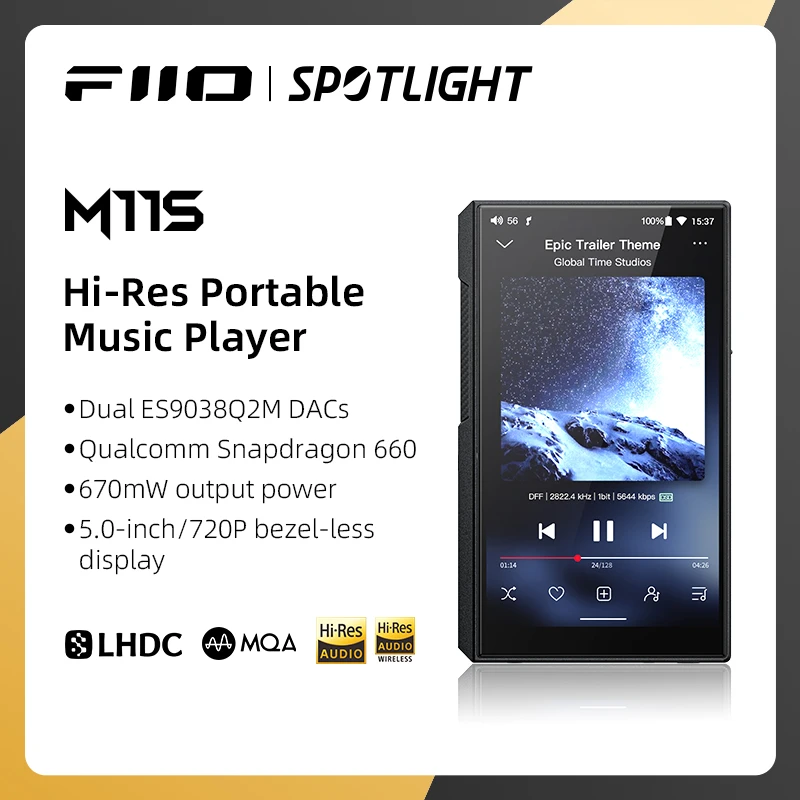 Portable Music Player | Mp3 Android Player | Mp3 Music Player | Fiio ...