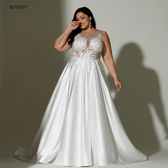Plus Size Ivory Dress
