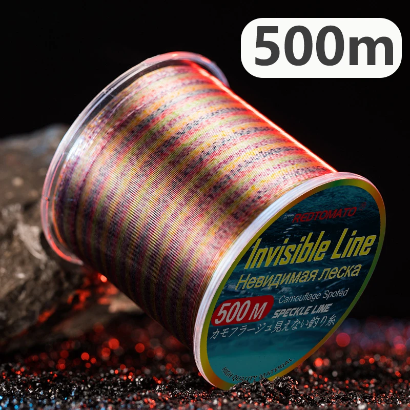 500m-Rainbow-Speckle-Fishing-Line-3D-Invisible-Spotted-Line ...