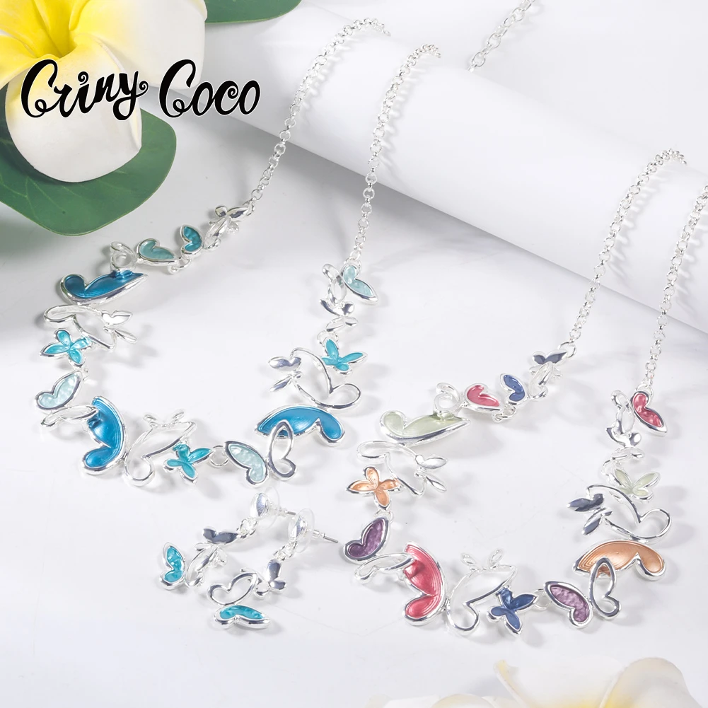 Cring Coco Butterfly Pendants Necklaces Lady Choker New in Jewelry ...