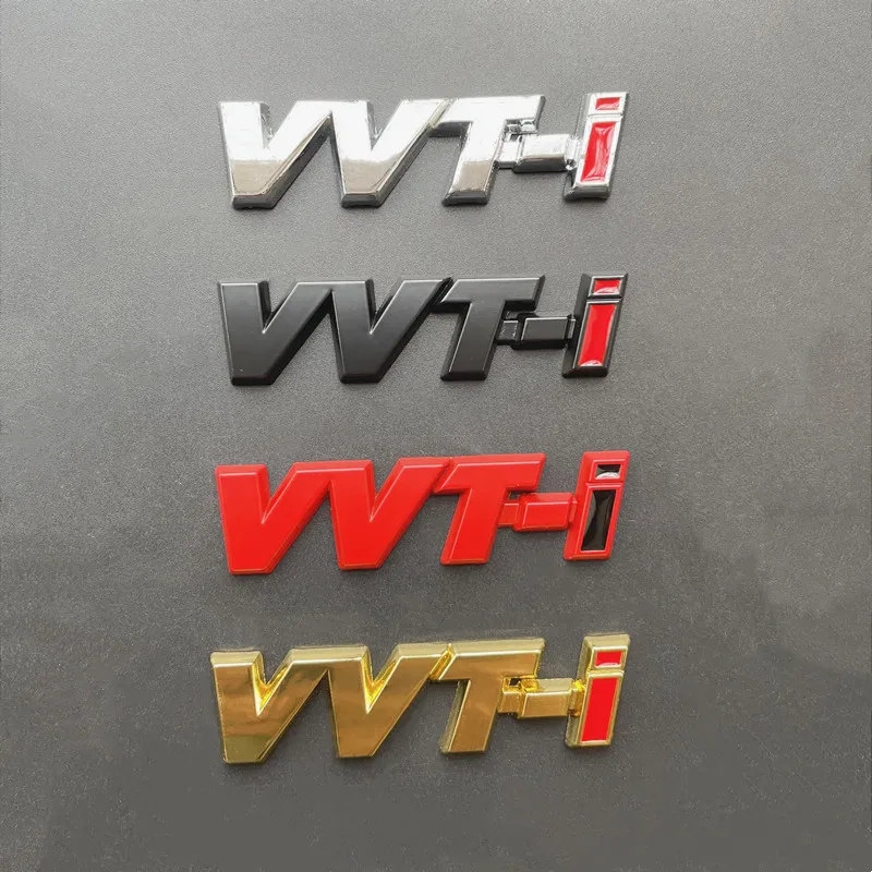 Vvti Logo VVT I Metal Emblem For Cars Black | Daraz.pk