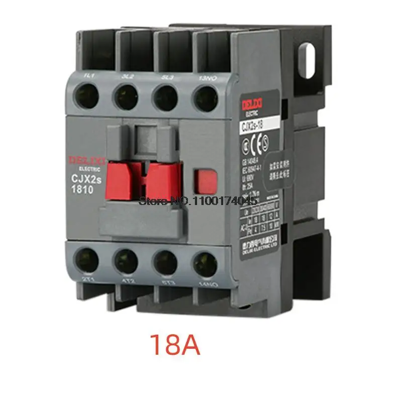 CJX2s-1801-AC-Contactor-DELIXI-18A-3-Din-Rail-CJX2s-1810-CJX2s-1811.jpg