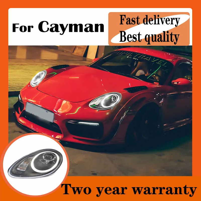LED Headlights For Porsche Cayman 987 2004-2008 Porsche Boxster LED ...