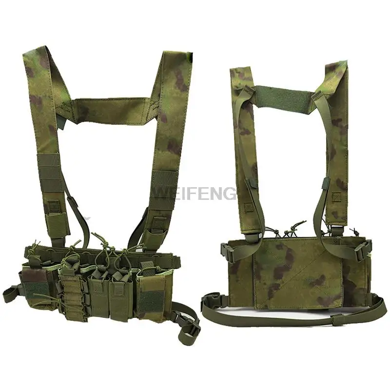Tactical-Chest-Rig-H-Harness-Vest-Rig-Drop-Dump-Bag-Magazine-Pouch ...