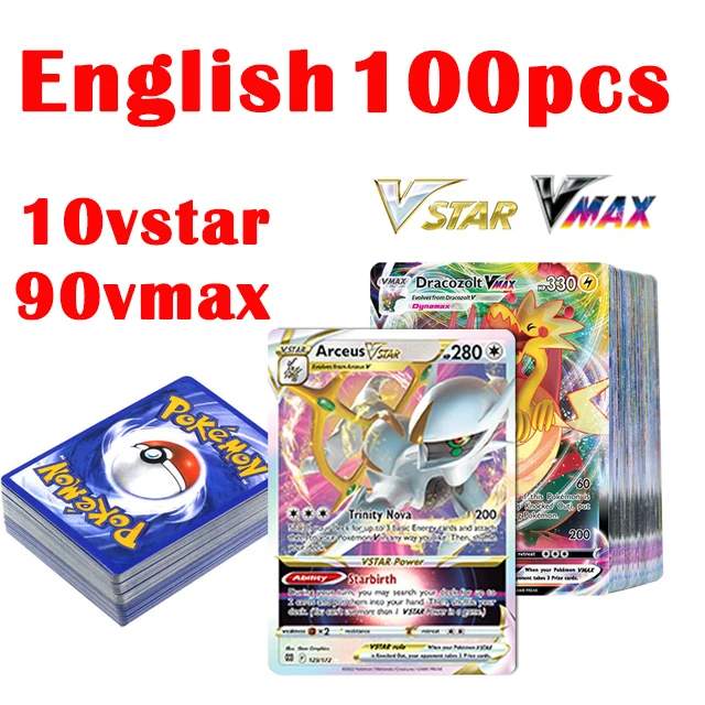 Cards Scarlet Violet Charizard Arceus Vstar Vmax EX GX MEGA V-union ...