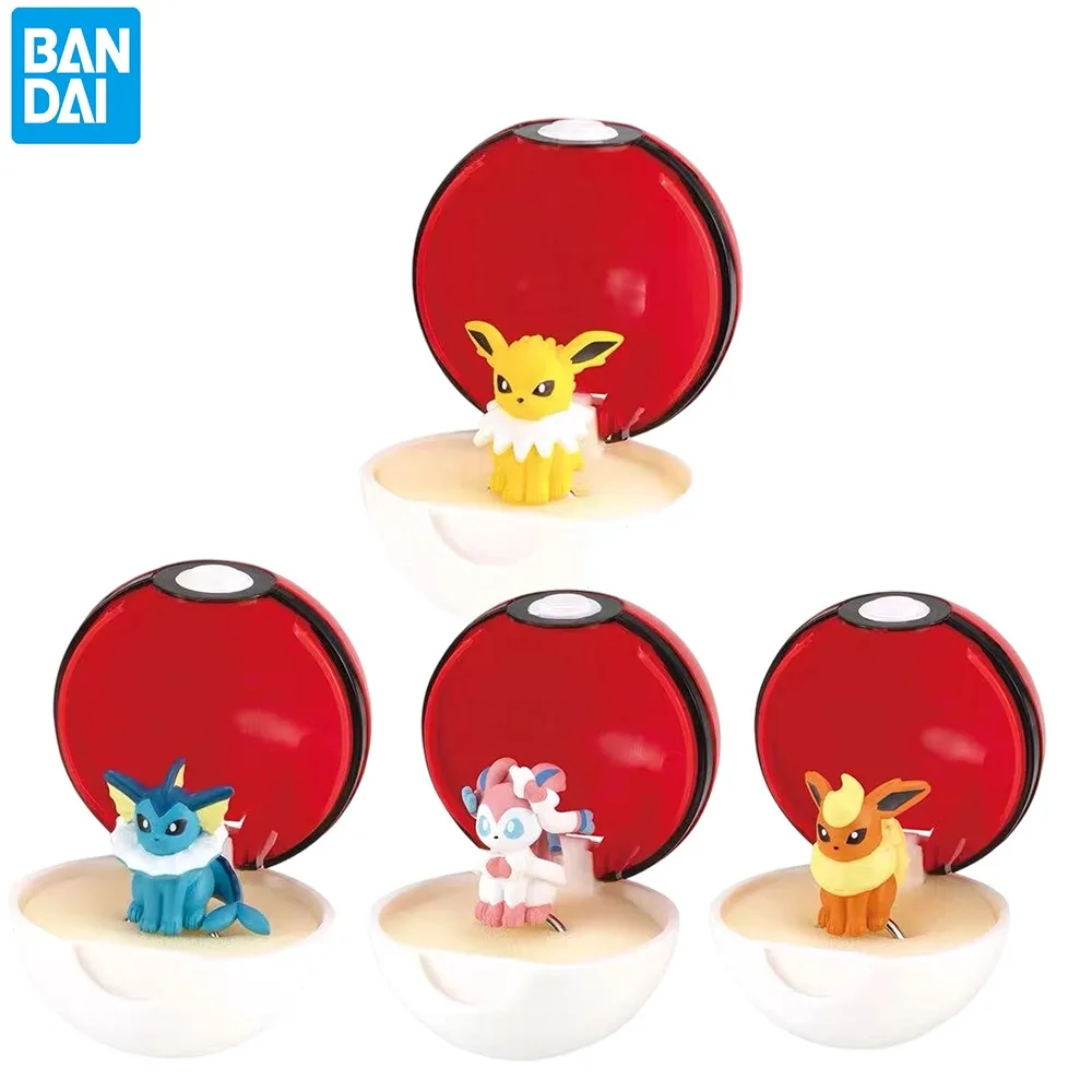 Bandai Genuine Pokemon Gashapon Toys Ring Series 4 Anime Figure Jolteon ...