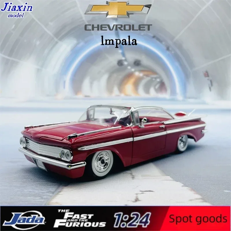 Jada1:24 Chevrolet Impala 1959 chevy Impala alloy vintage car model ...