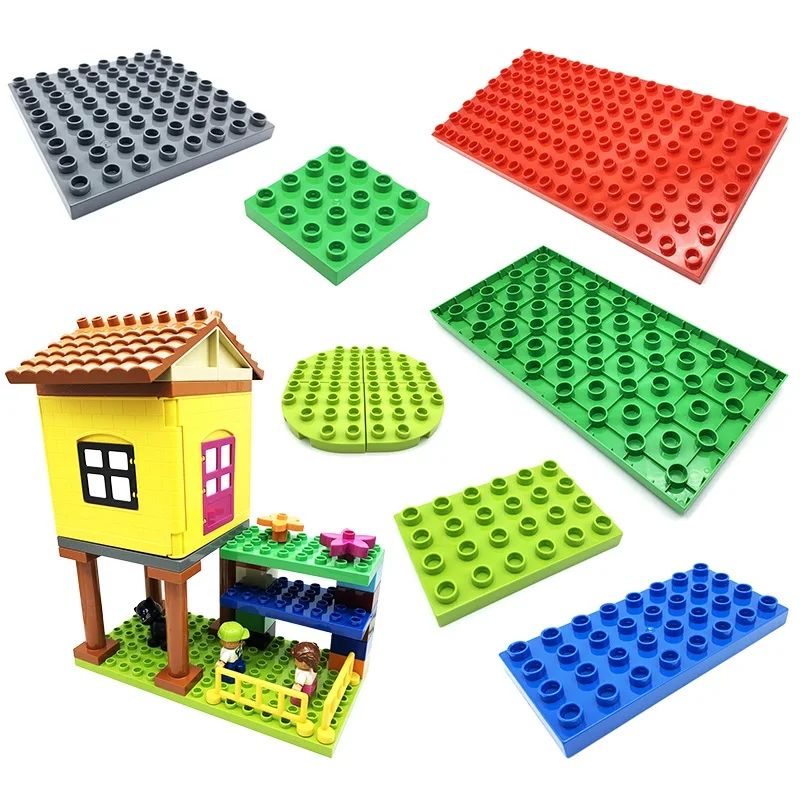 Classic-Big-Building-Blocks-Compatible-With-Bricks-64-Dots-Baseplate ...
