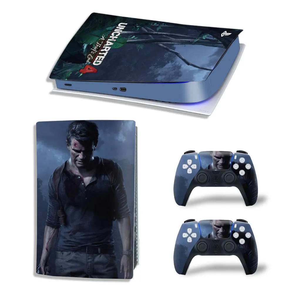 For-PS5-Digital-Skin-Uncharted-Vinyl-Sticker-Decal-Cover-Console ...