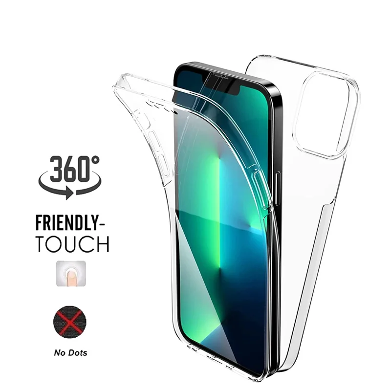 360 Full Body Cover Shockproof Case For iPhone 15 14 Pro Max 13 12 Pro ...