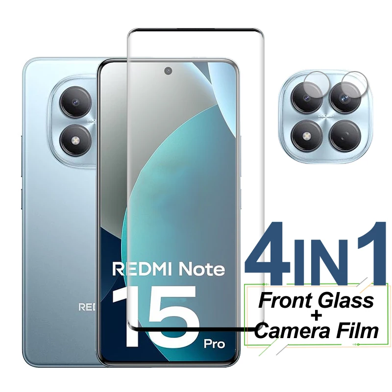 Full Cover Tempered Glass For Xiaomi Redmi Note 15 Pro 4G Glass Screen ...