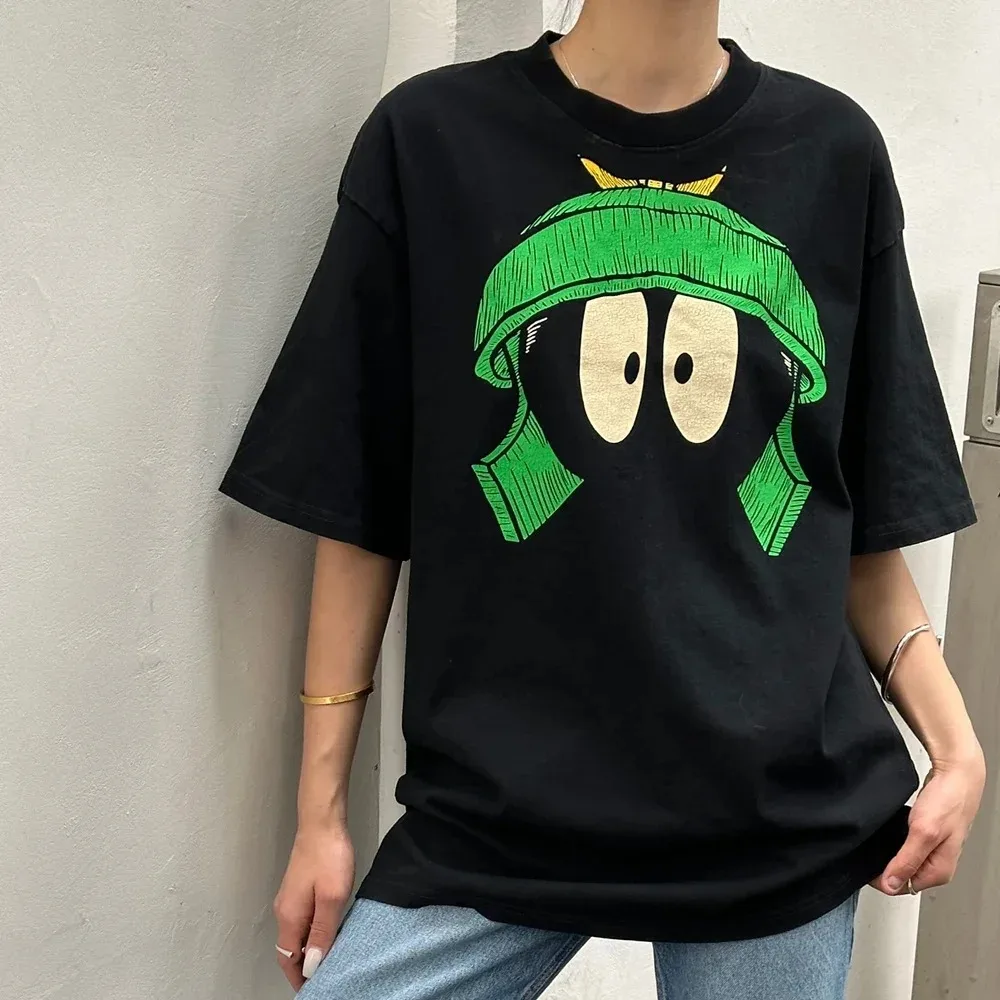 2024-Streetwear-Vintage-Cartoon-Graphic-Marvin-The-Martian-Casual ...