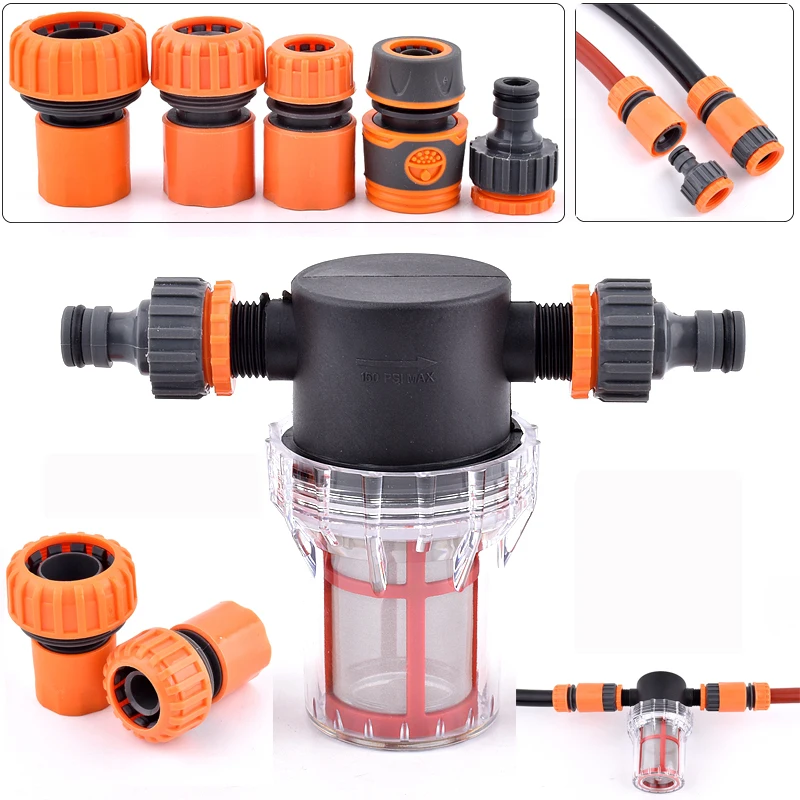 1/2 Inch Garden Watering Filter Set Agriculture Irrigation Hose Filter ...