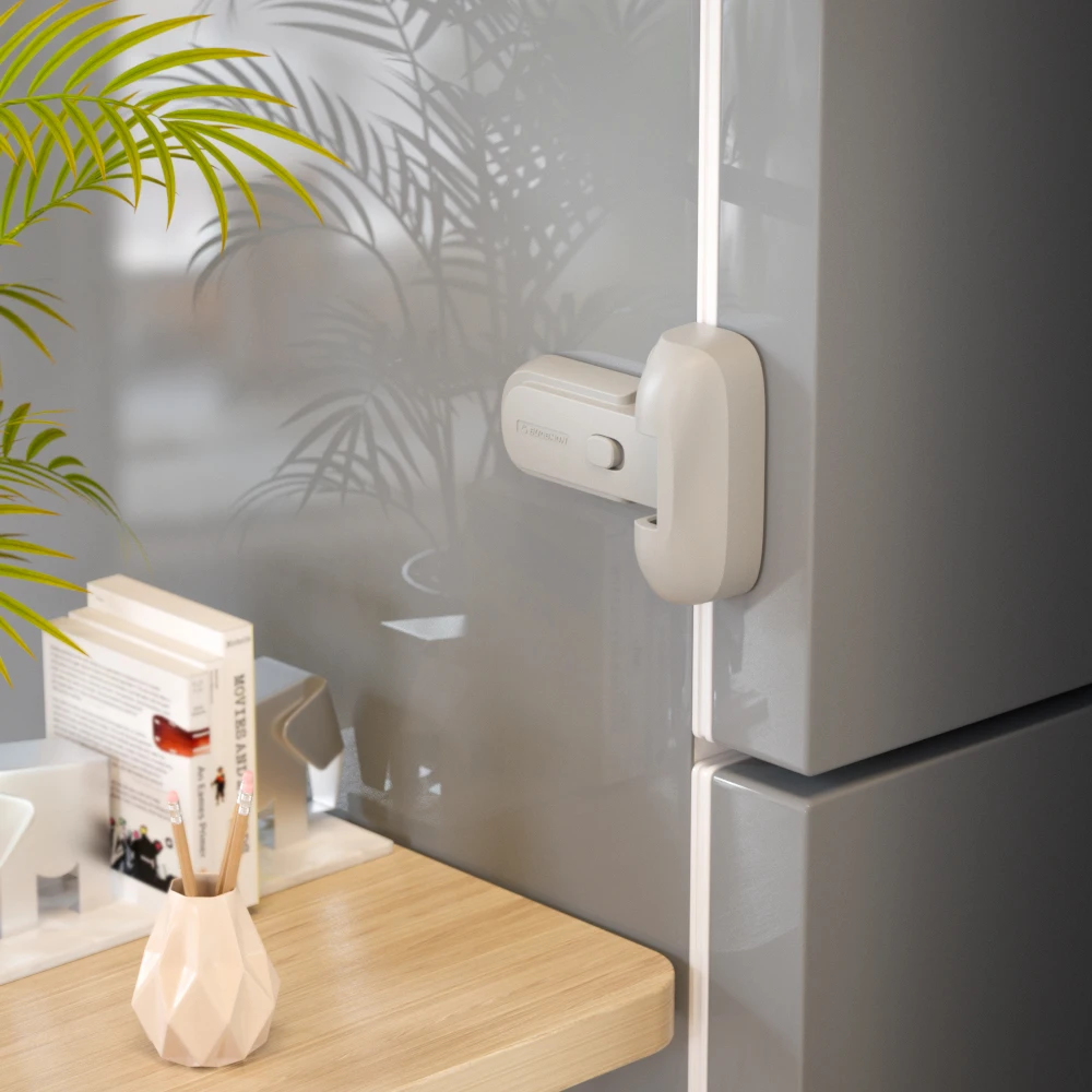 EUDEMON Child Safety Fridge lock Single-Door Refrigerator Door Stopper ...