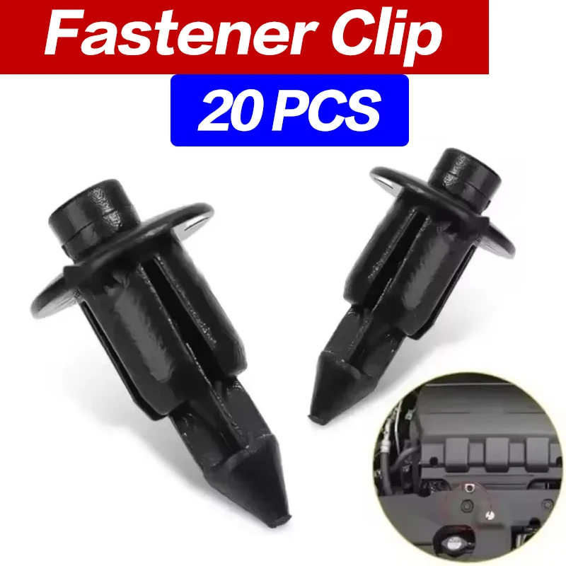 20 Pcs Motorcycle Fairing Clips –Universal Plastic Rivet Fasteners ...
