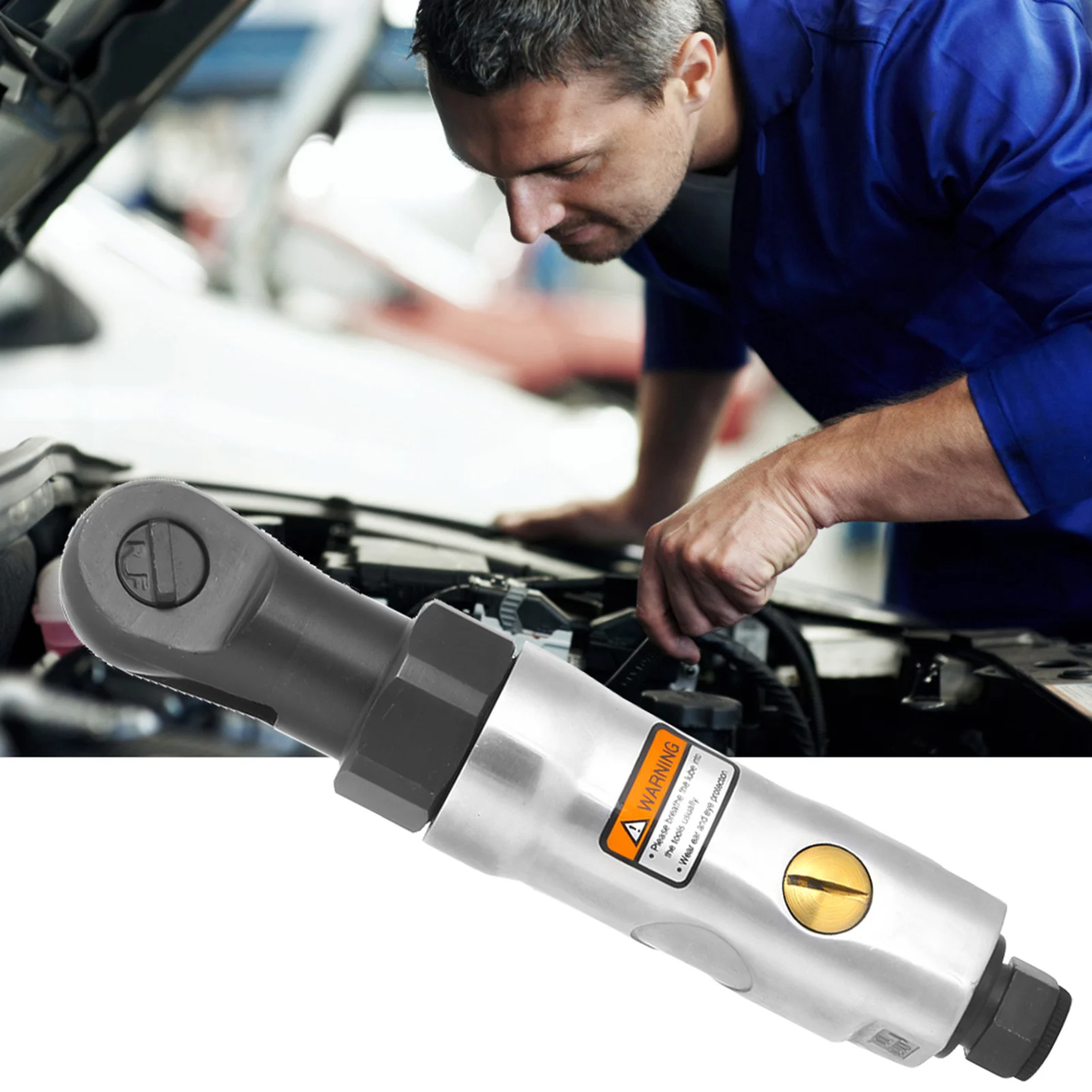 Pneumatic-Ratchet-Wrench-Straight-Shank-Mini-Air-Ratchets-1-4in ...