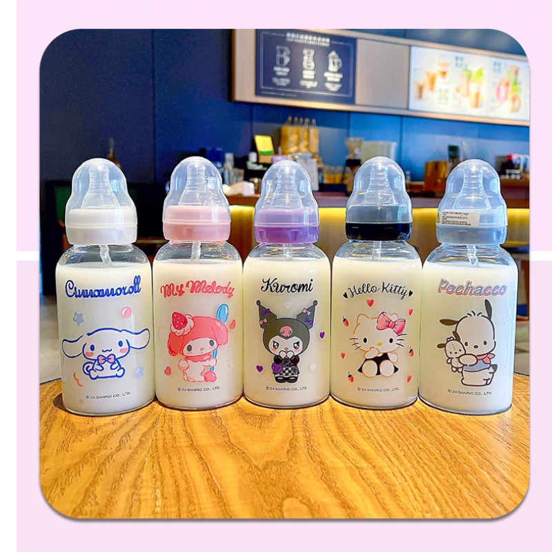Sanrios-Kuromi-Hellokittys-Pacifier-Cup-My-Melody-Cinnamoroll-300Ml ...