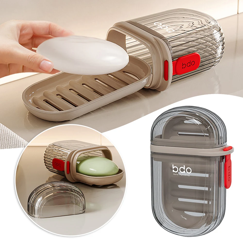 Mini-Portable-Soap-Tray-PP-Soap-Box-Container-Non-slip-Drain-Soap-Dish ...