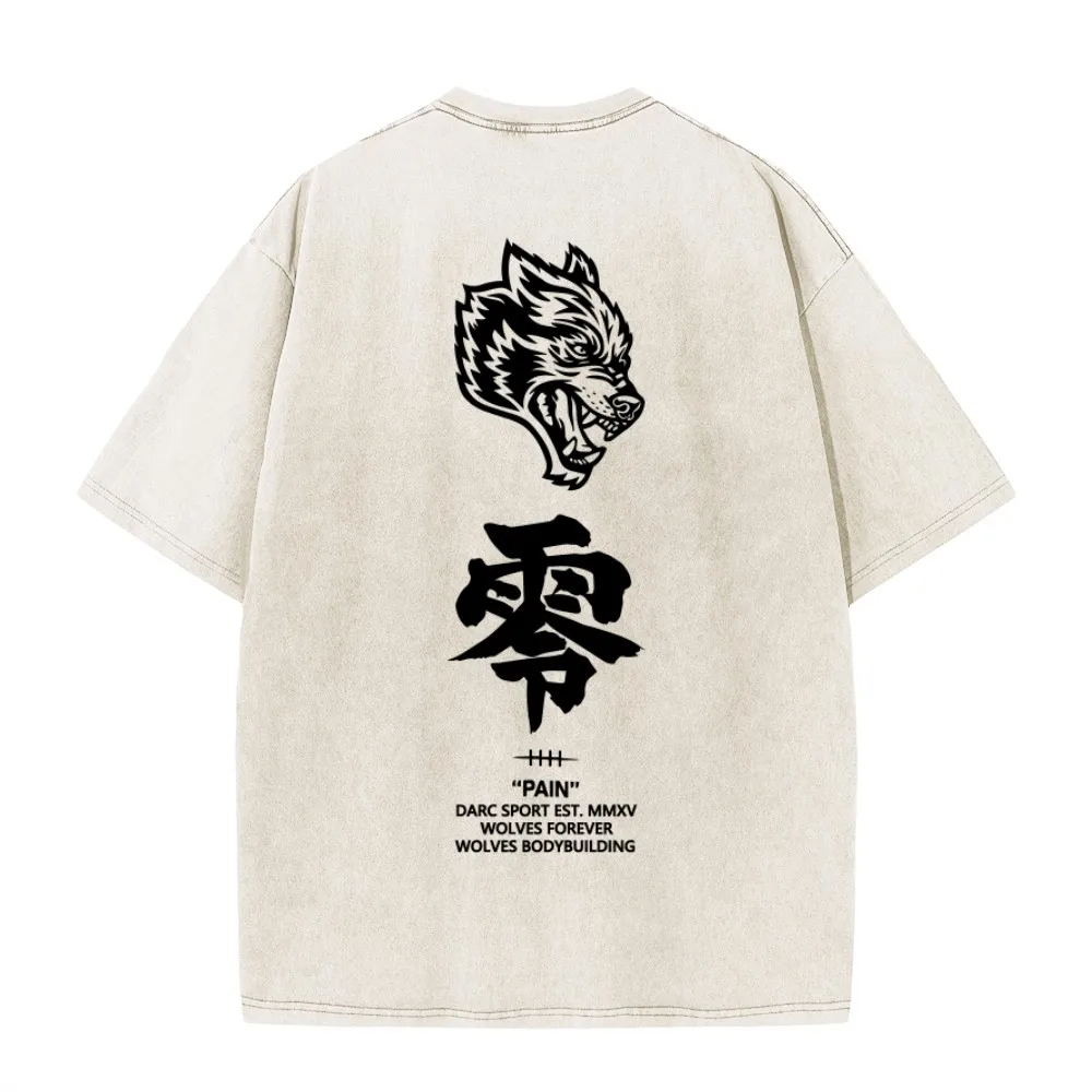 DARC-SPORT-Wolves-camisetas-lavadas-para-hombres-y-mujeres-camisas ...