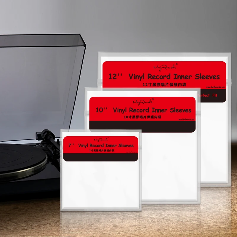 50PCS-10-12inch-Vinyl-Record-Protective-Sleeve-Anti-static-Covers-for ...