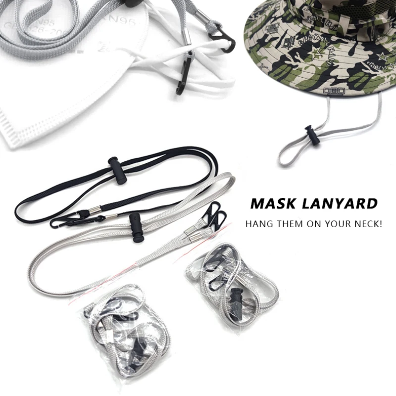 Mask-Hanging-Rope-Face-Mask-Lanyard-Mask-Holder-Adjustable-Traceless ...