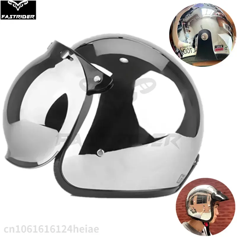 Four-Seasons-Men-s-and-Women-s-Retro-Motorcycle-Helmet-Mirror ...