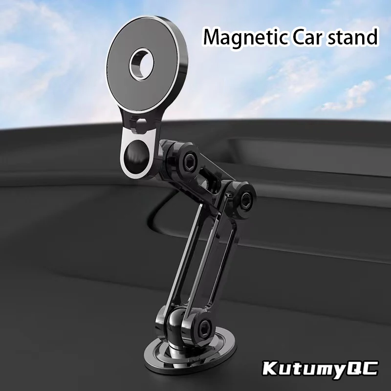 720-Rotate-Metal-Magnetic-Car-Phone-Holder-Foldable-Universal-Mobile ...