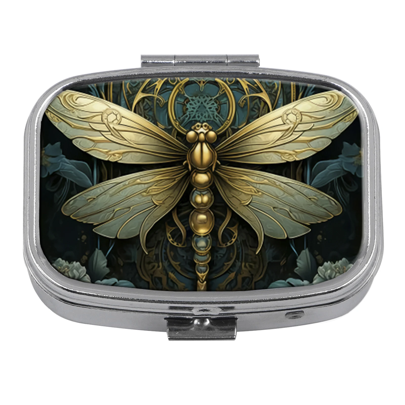 Travel Cases Pill Boxes Dragonfly Medicine Organizers Household Holder ...