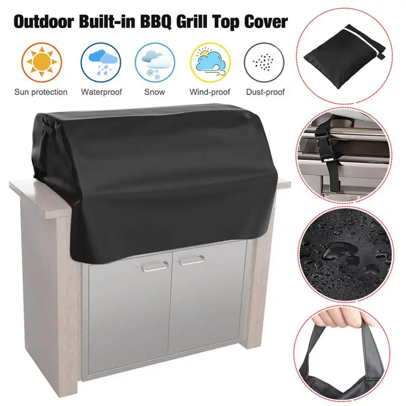 BBQ-Grill-Top-Cover-Water-Resistant-Built-In-Grill-Cover-Dust-Cover ...