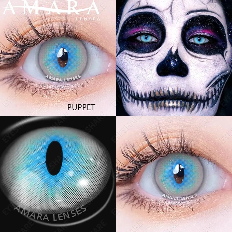 Blue Cat Eye Contact Lenses