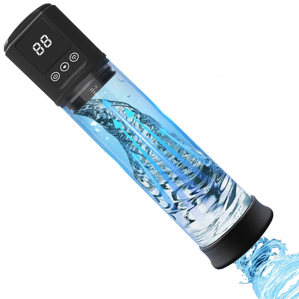Electric Penis Enlarge Vacuum Pump with 9 Suction Intensities ...